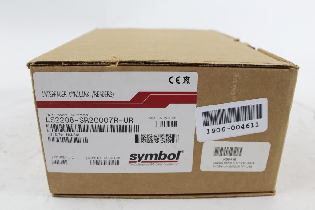 Symbol Handheld Laser Barcode Scanner | Property Room