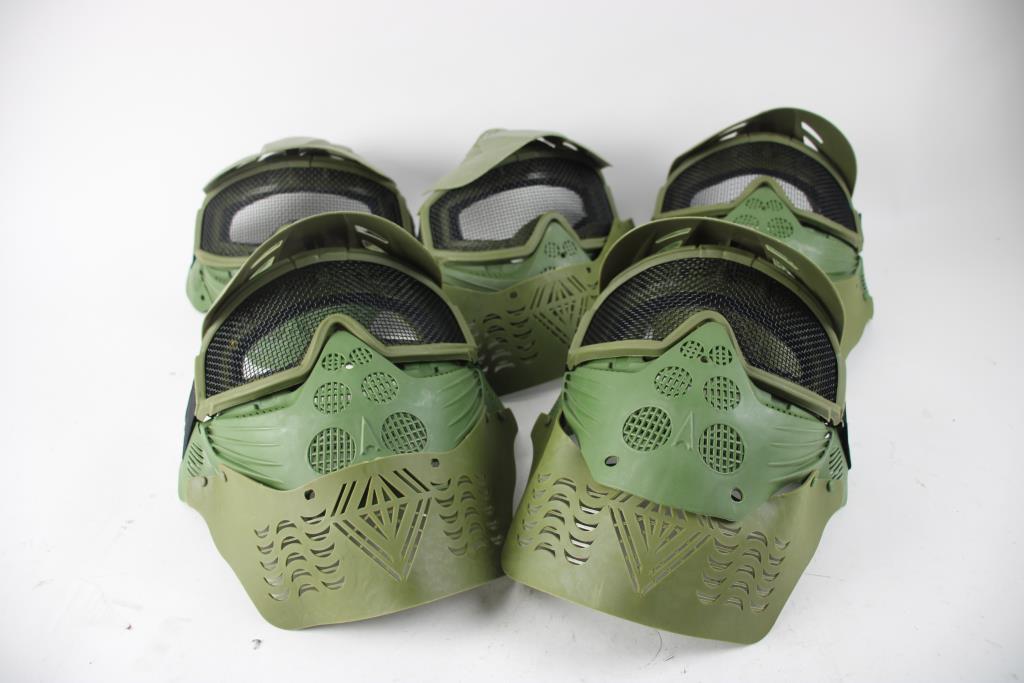 Tac Six Carry Rifle Case, Green Paintball Protection Masks, And More, 9 ...