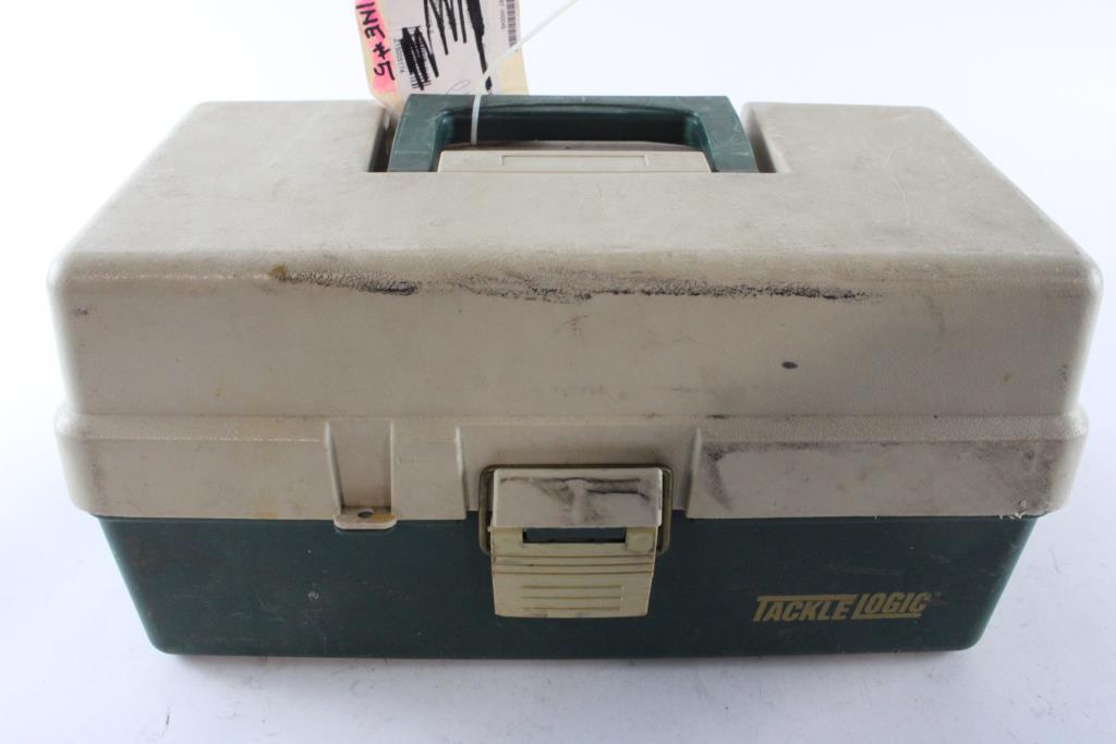Tackle Logic Box With Fishing Tackle, 15+ Pieces | Property Room