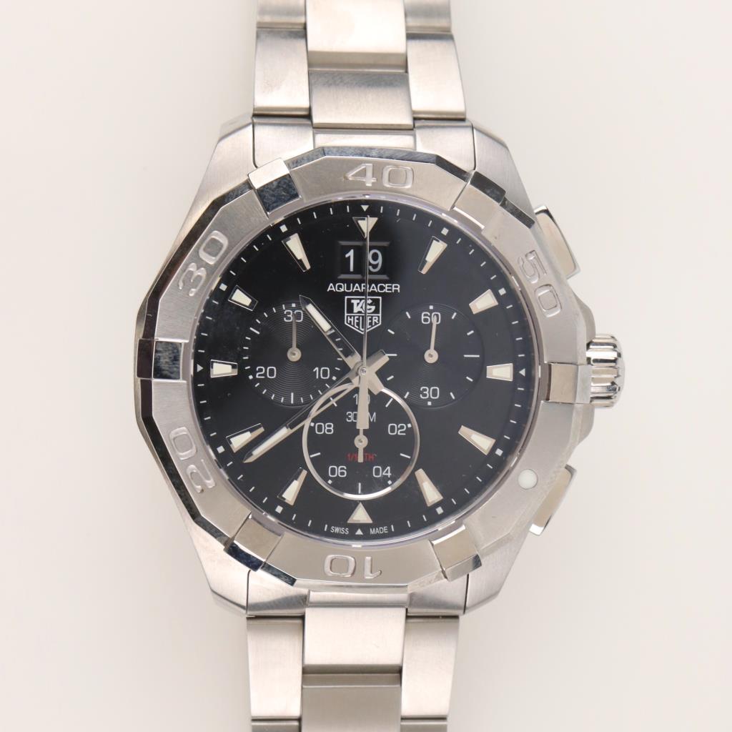 Tag Heuer Aquaracer Chronograph Watch-Evaluated By Our Certified ...