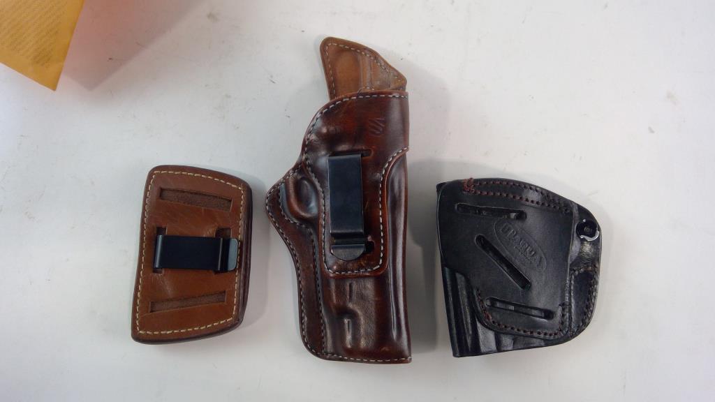 Tague Gun Holster And More, 4 Pieces | Property Room