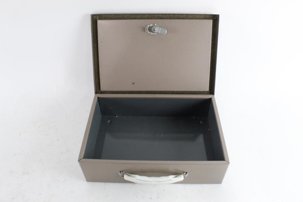 Tan Lock Box With Key | Property Room