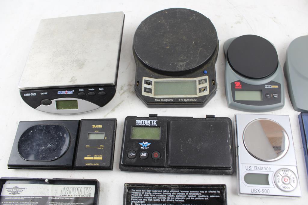 Tanita, My Weigh, AWS, & More Scales, 7+ Pieces | Property Room