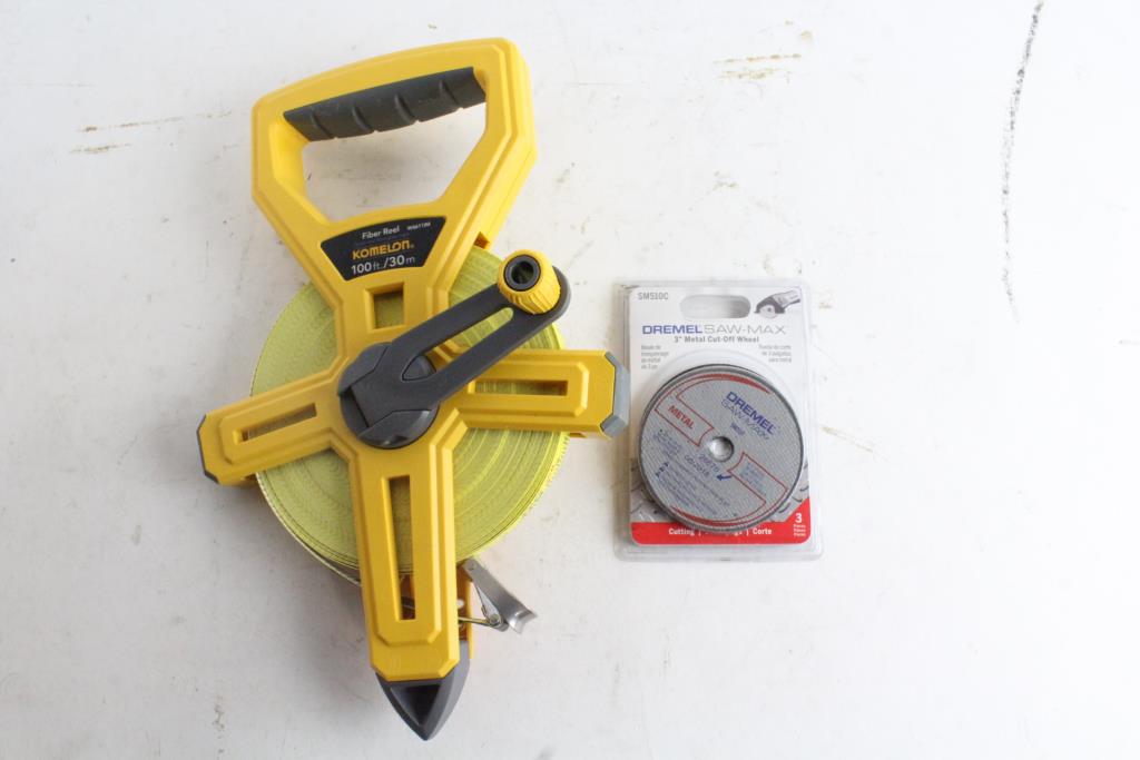 Tape Measure, Cut-Off Wheels And More, 5 Pieces | Property Room