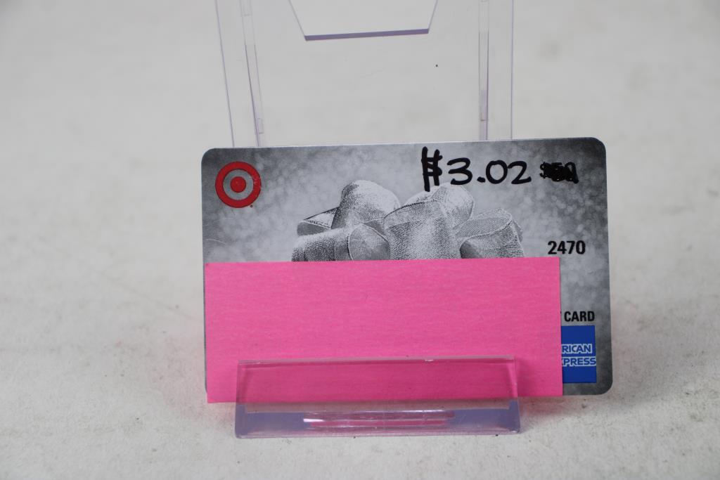 Target (American Express, Visa) Gift Cards, 2 Pieces | Property Room
