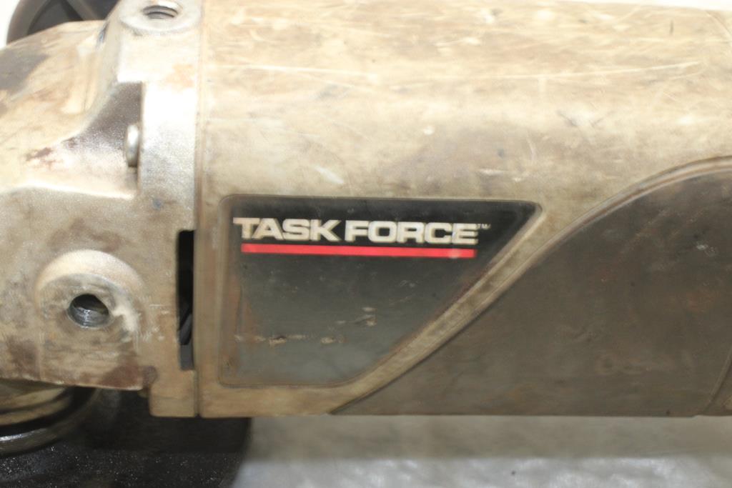 Task Force 4.5-in 7 Amps Sliding Switch Corded Angle Grinder | Property Room