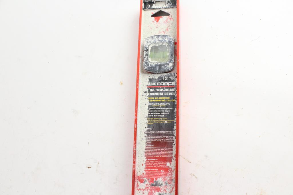 Task Force Aluminum 48" Top Read Level | Property Room