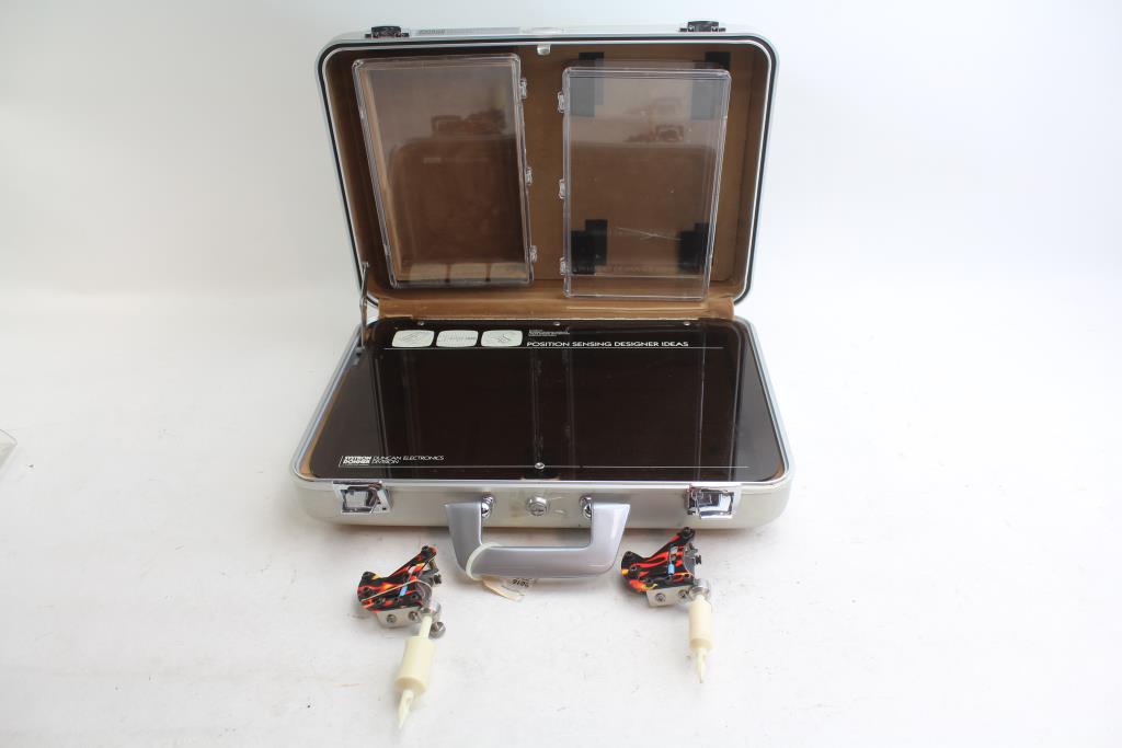Tattoo Machines In A Systron Donner Briefcase | Property Room