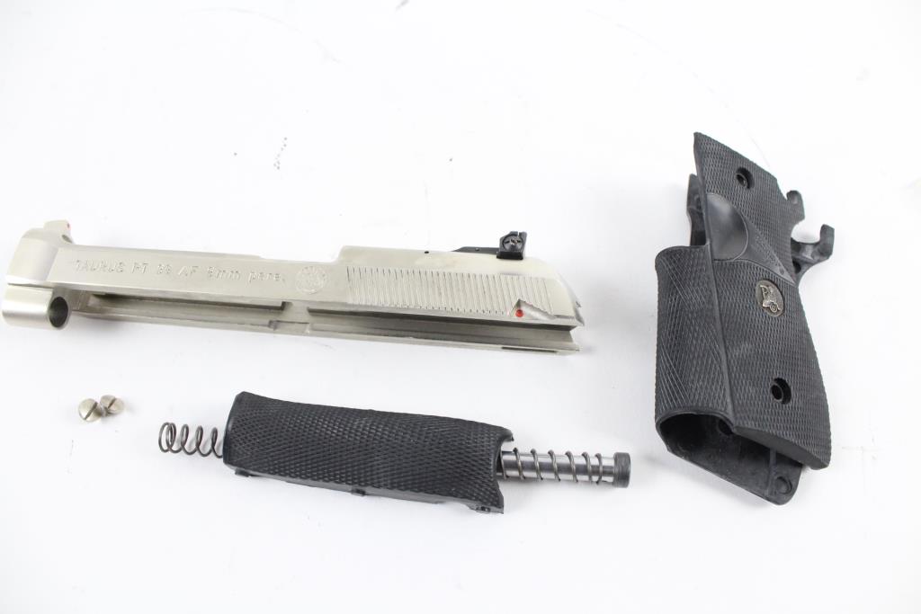 Taurus PT99 9MM Gun Parts, Stainless Slide, Recoil Rod And Spring, And ...