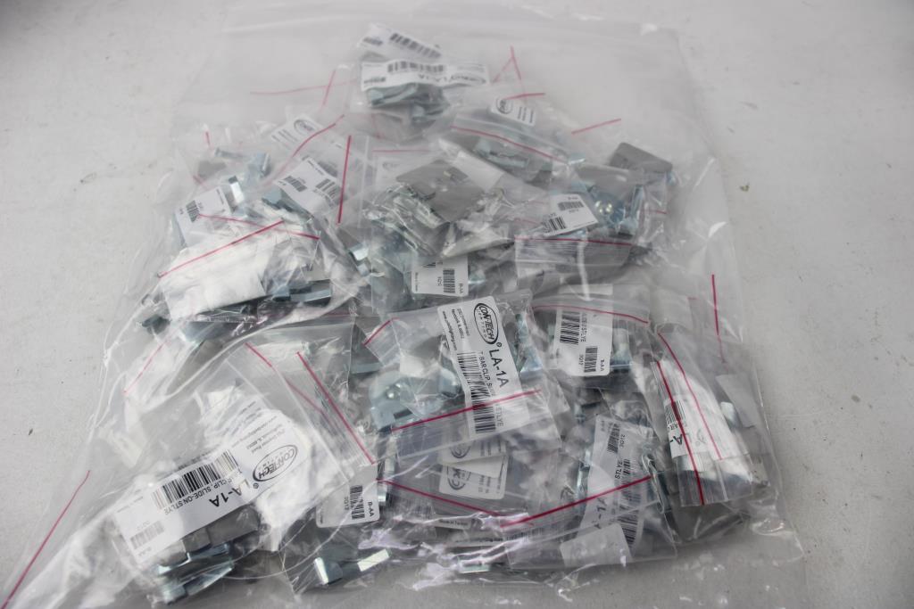 T-Bar Clips, Slide On Style, 58 Pieces | Property Room