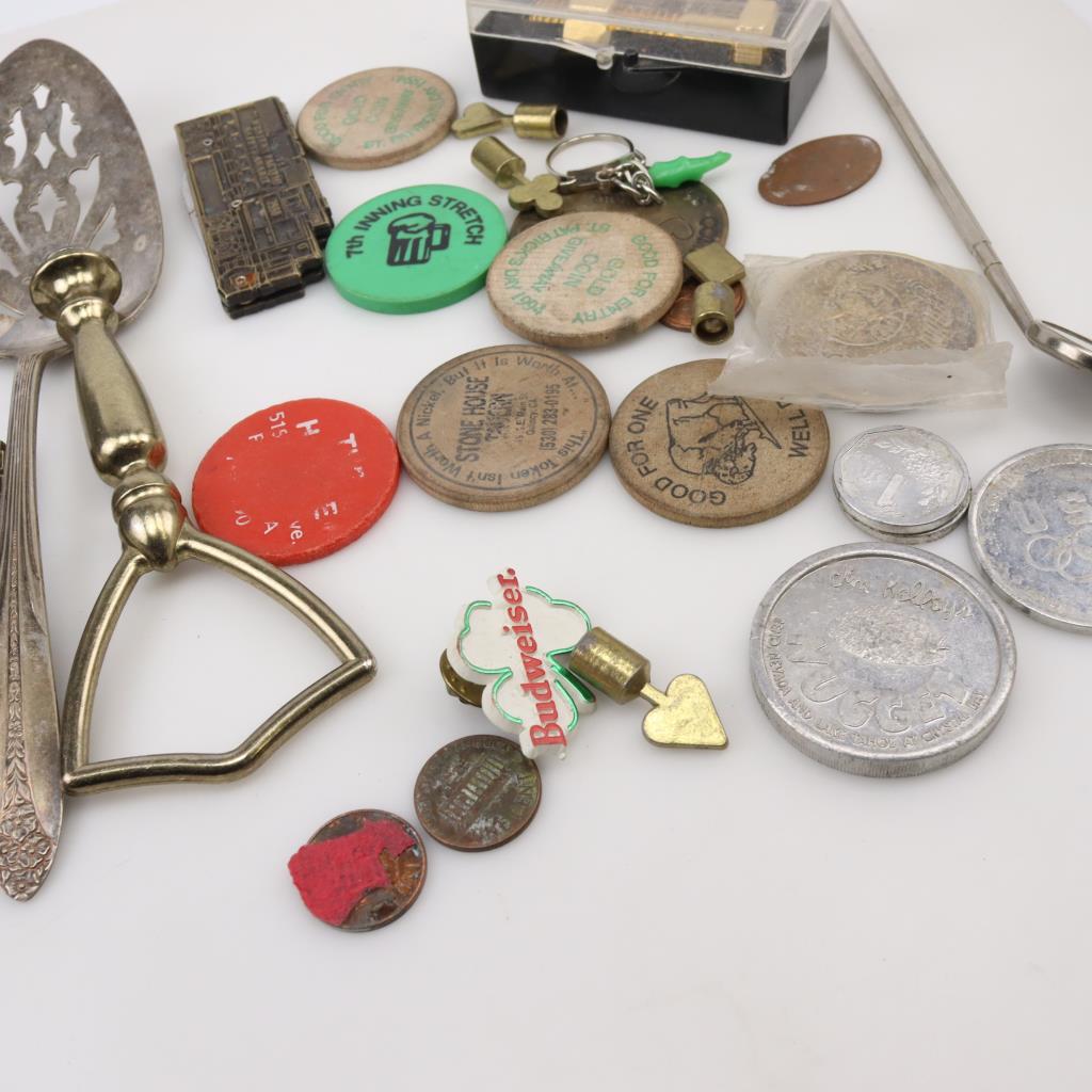 Tchotchke, Flatware, Tokens And Pins, 10+ Pieces | Property Room