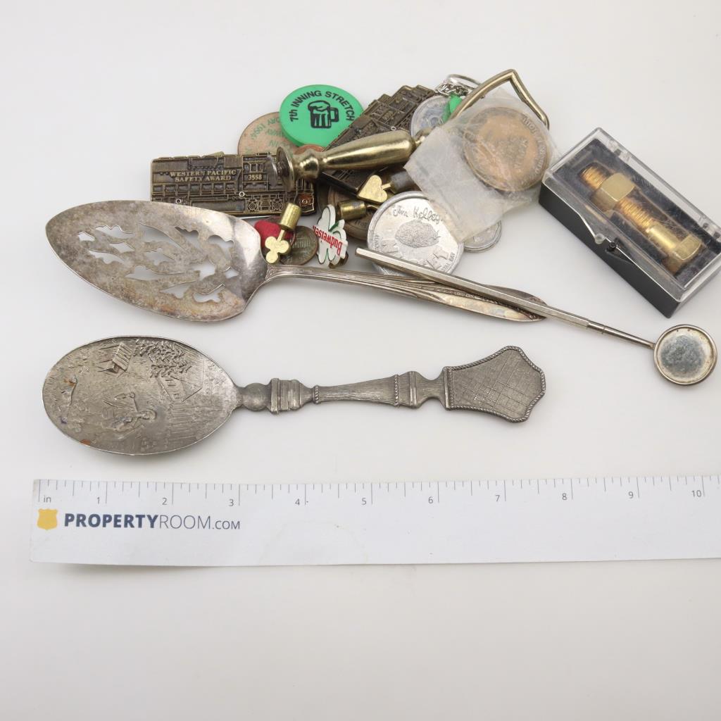 Tchotchke, Flatware, Tokens And Pins, 10+ Pieces | Property Room