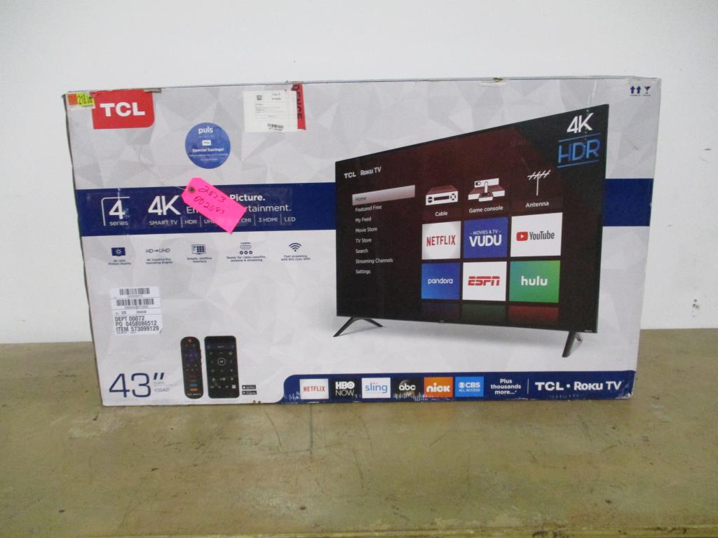 TCL 43" Flatscreen TV | Property Room
