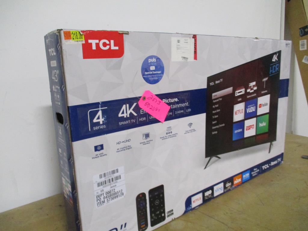 TCL 43" Flatscreen TV | Property Room