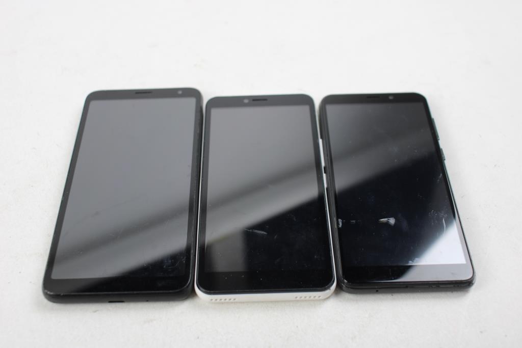 TCL, Vortex, Cloud Cell Phone Lot, 3 Pieces, Sold For Parts | Property Room