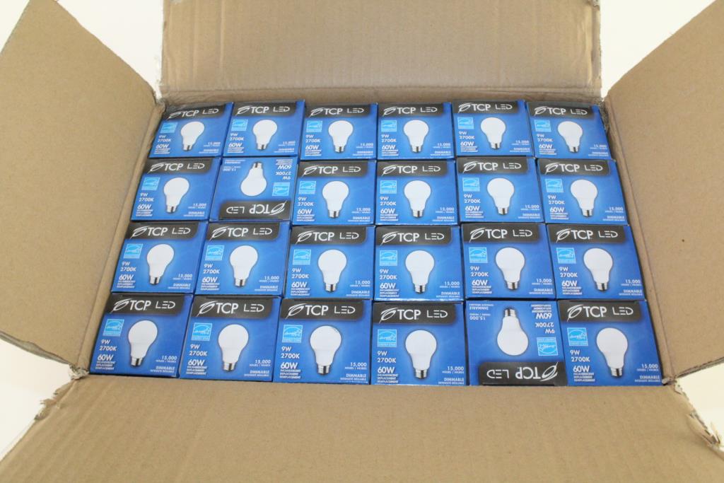 TCP Light Bulbs, 24 Pieces | Property Room