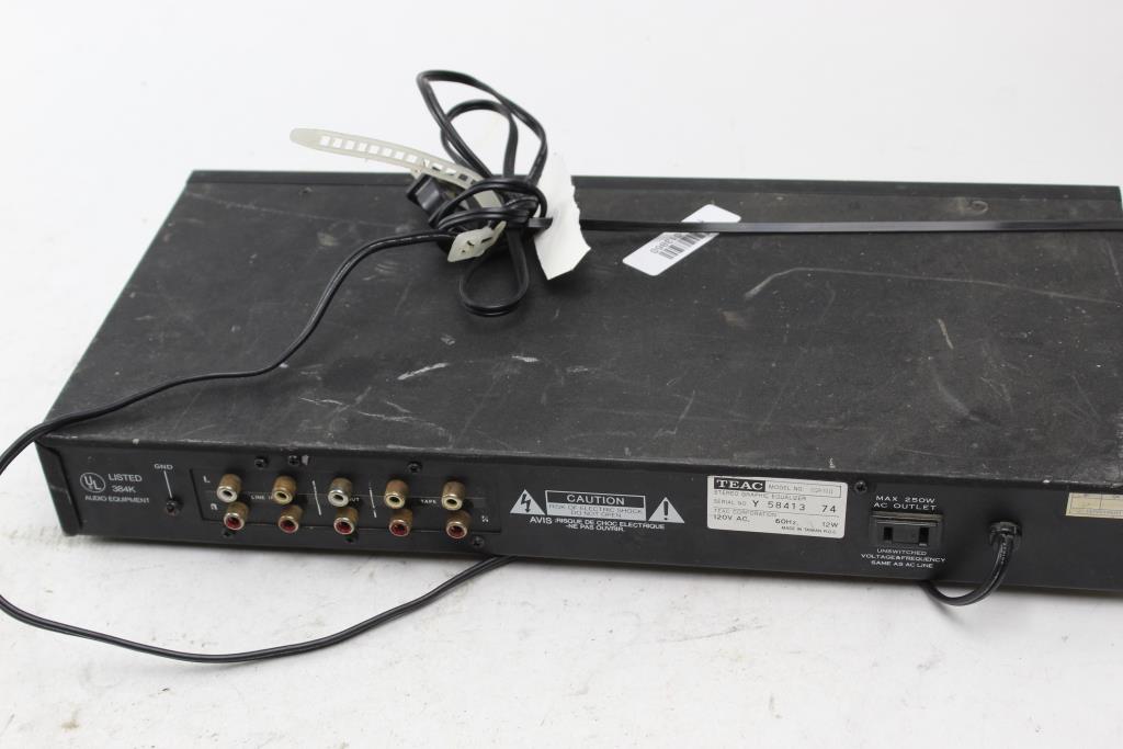 Teac Eqa-10 Graphic Equalizer | Property Room