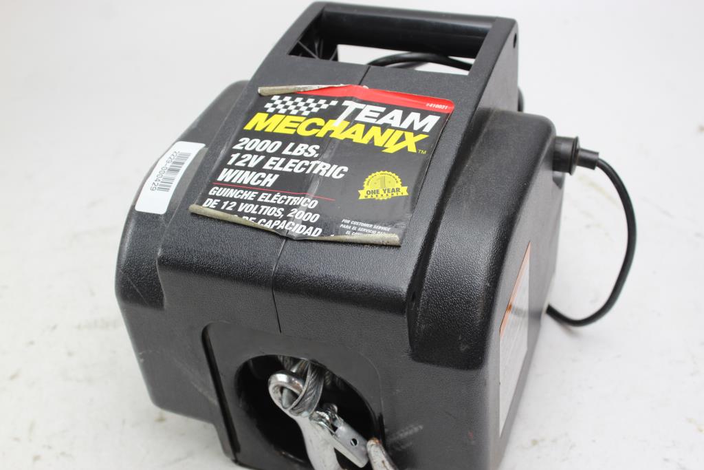Team Mechanix 2000 Lbs Electric Winch | Property Room