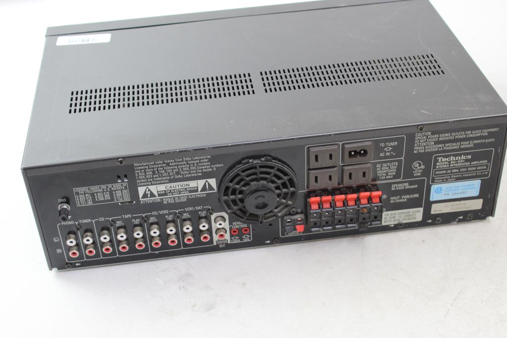 Technics Stereo Integrated Amplifier Su-G91 | Property Room