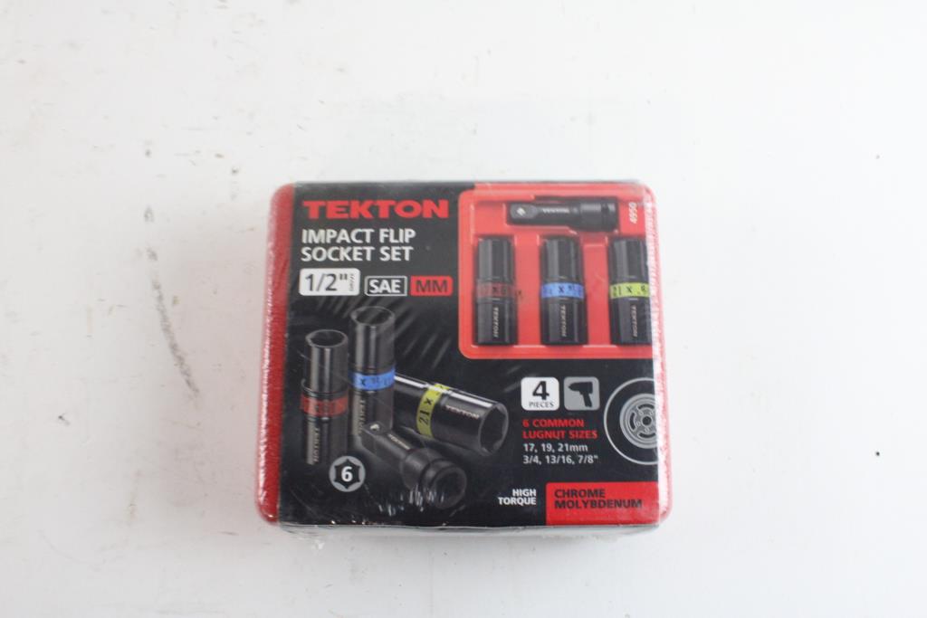 Tekton 1/2" Impact Flip Socket Set | Property Room
