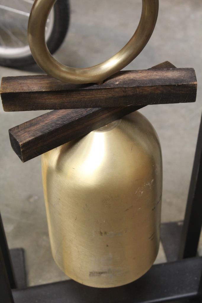 Temple Bell with Wood and Metal Stand | Property Room