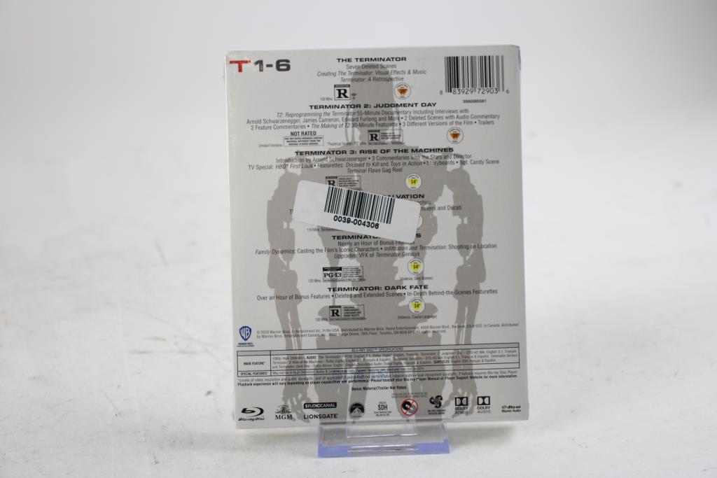 Terminator 6-Film Collection Blu-Ray Disc | Property Room