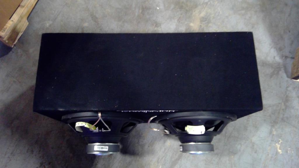 Terminator Subwoofer Box With 2 12' Subwoofers | Property Room