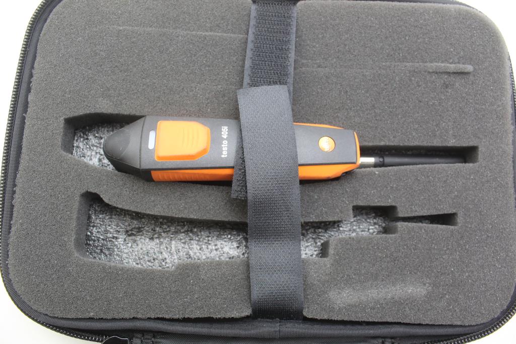 Testo Infrared Thermometer, Anemometer Smart Prob, & Probe In Case; 4 ...