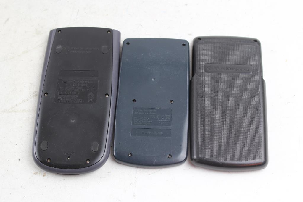 Texas Instrument Calculators, 3 Pieces | Property Room