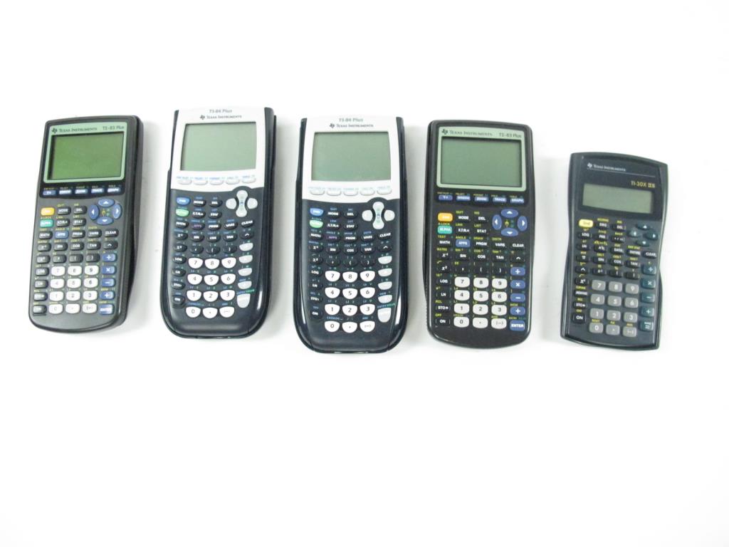 Texas Instrument Calculators, 5 Items | Property Room