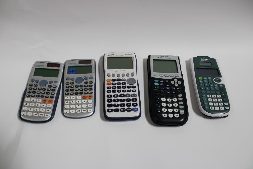 Texas Instruments, Casio Calculator 5 Pieces | Property Room