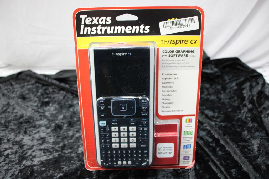 Texas Instruments Color Graphing Plus Software Calculator | Property Room