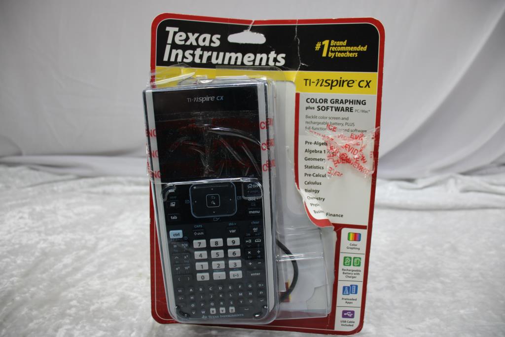 Texas Instruments Color Graphing Plus Software Calculator | Property Room