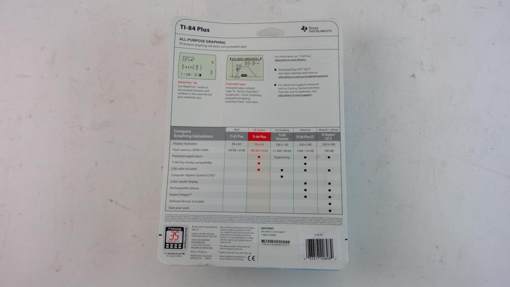 Texas Instruments TI-84 Calculator | Property Room