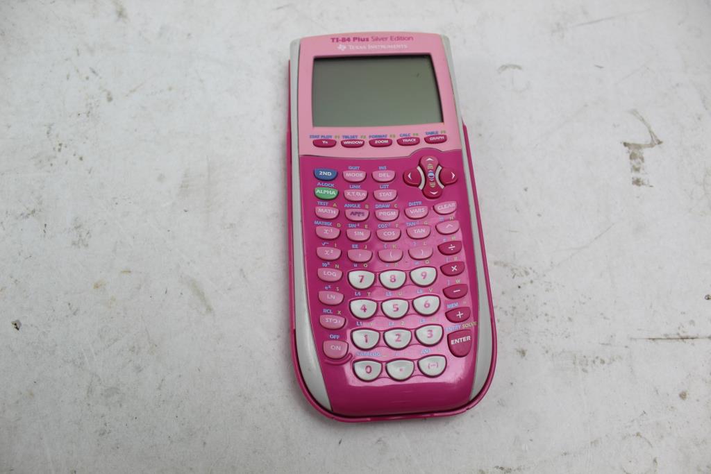 Texas Instruments Ti-84 Plus Silver Edition Graphing Calculator ...