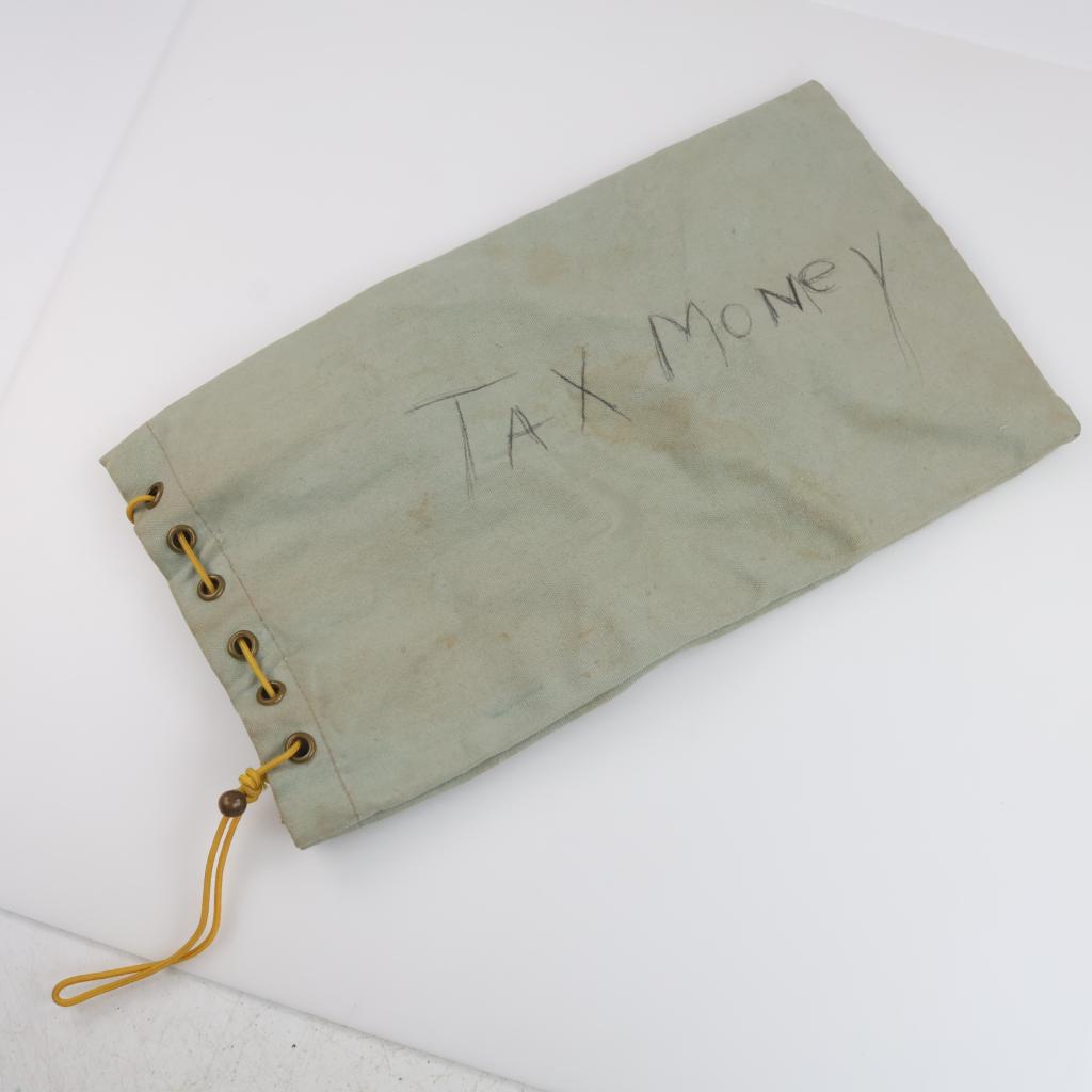 Texas Jefferson State Cloth Bank Bag | Property Room