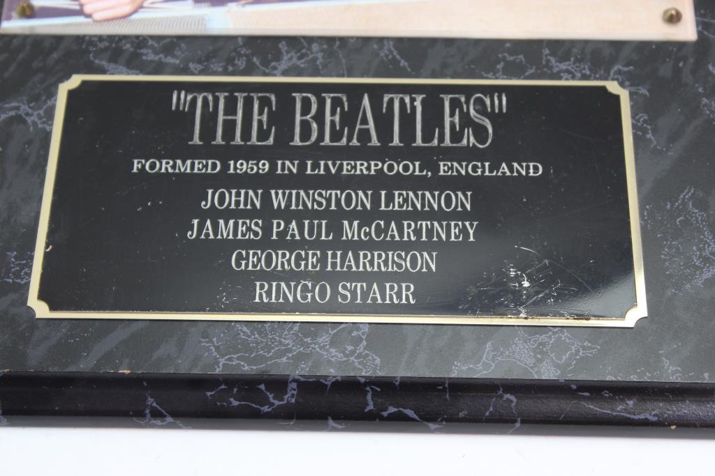 The Beatles Commemorative Photo Plaque | Property Room