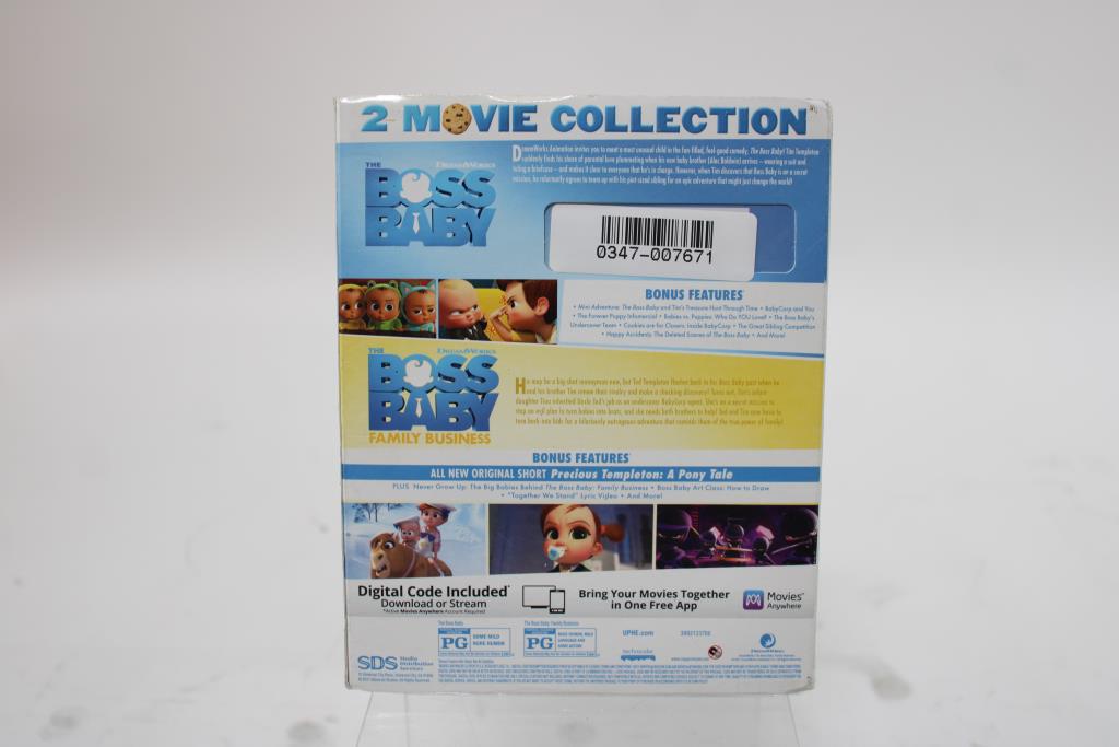 The Boss Baby 2 Movie Collection- Blu-Ray | Property Room
