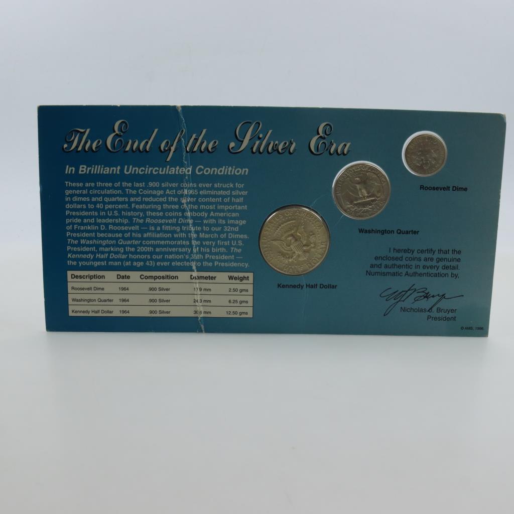 The End Of The Silver Era Coin Set, 3 Coins | Property Room