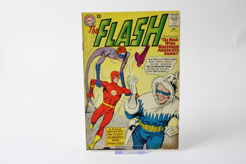 The Flash #134 The Man Who Mastered Absolute Zero! FEB. 1963 | Property ...