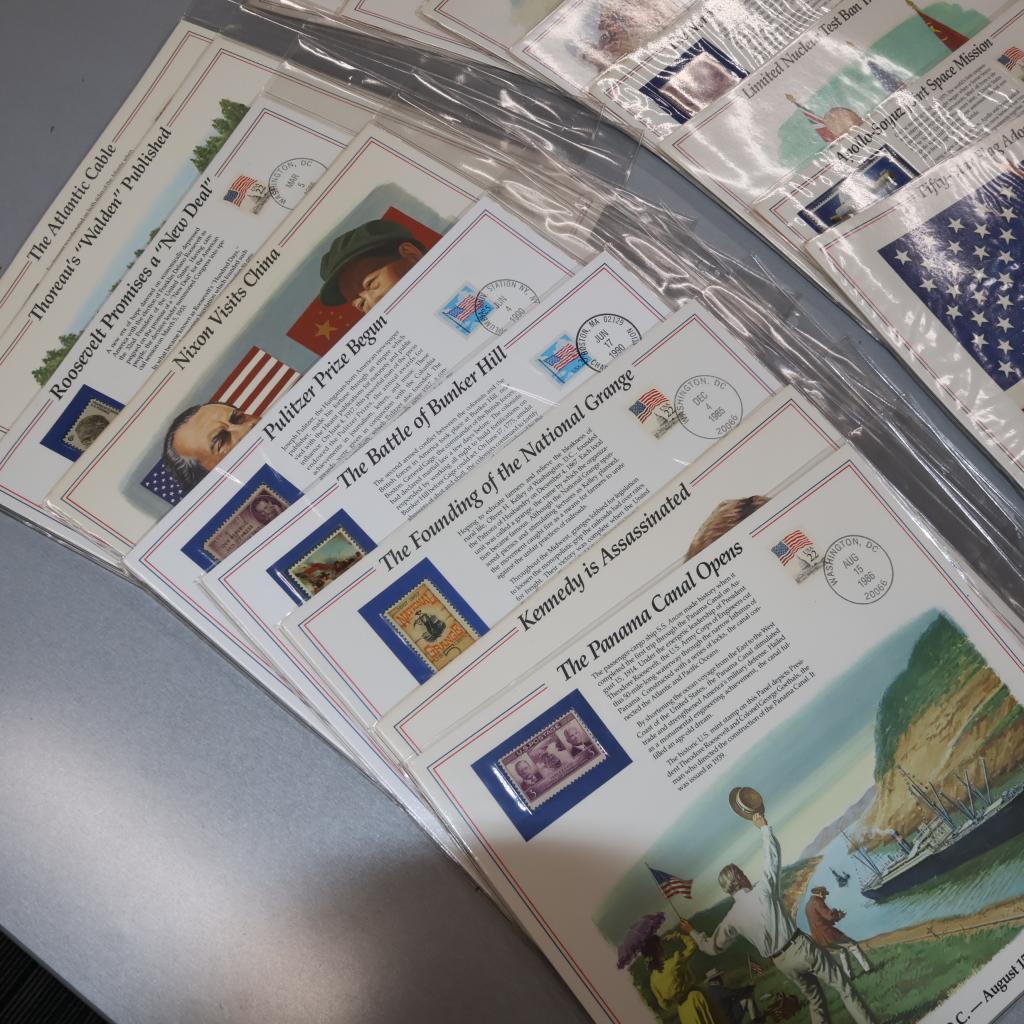 The History Of American In Stamps, 128 Stamps | Property Room