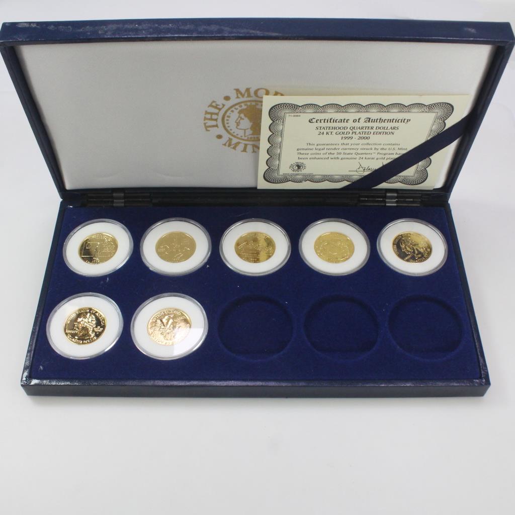 The Morgan Mint 7 Statehood Quarter Dollars | Property Room