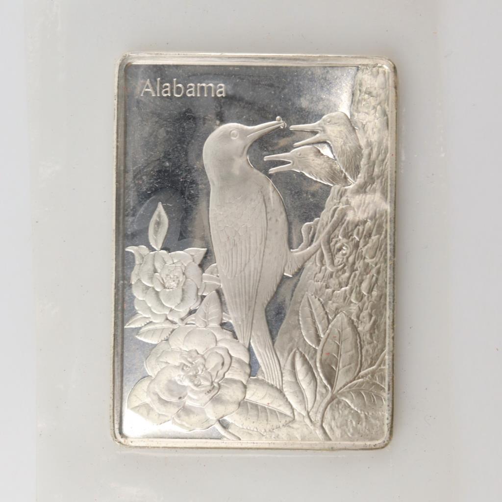 The Official State Ingot Sterling Silver Proof Alabama | Property Room