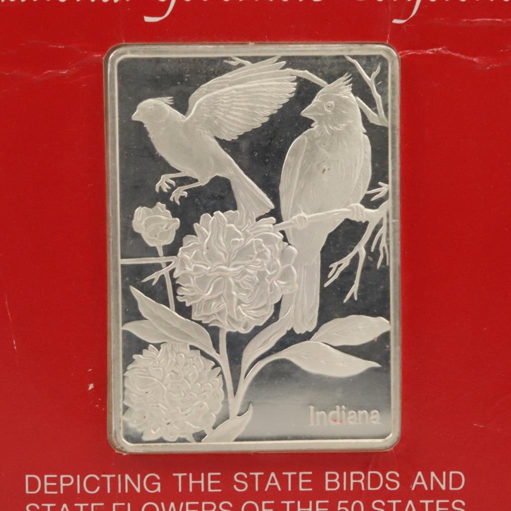 The Official State Ingot Sterling Silver Proof Indiana | Property Room