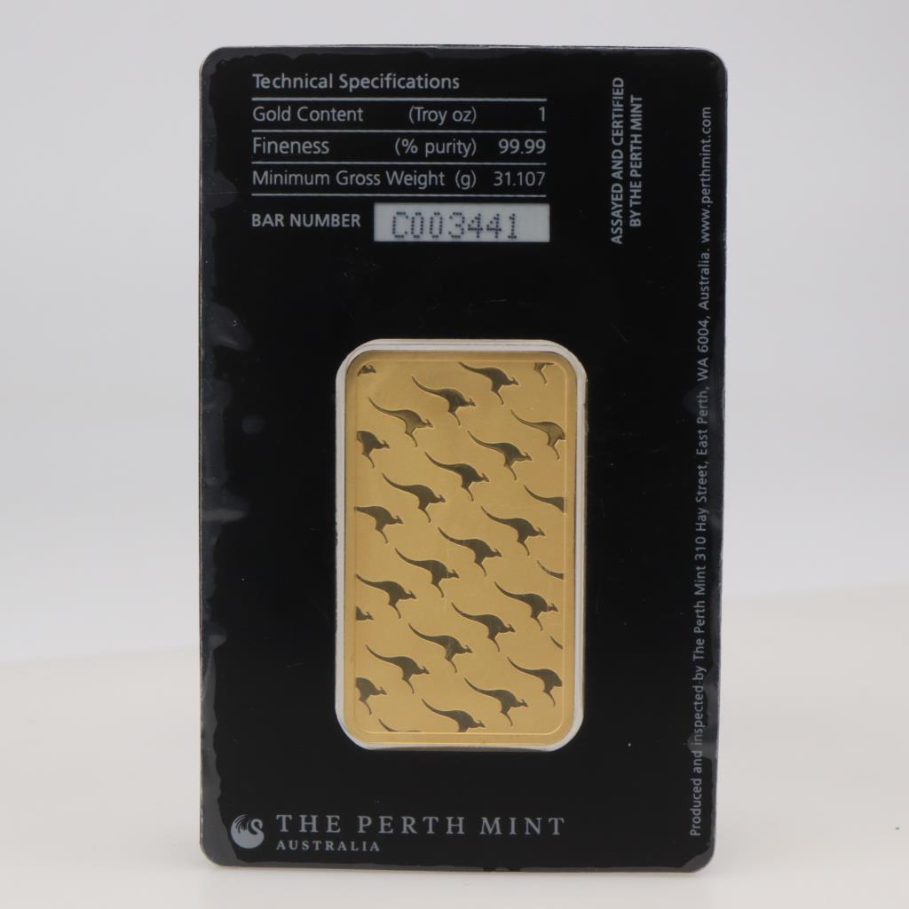 The Perth Mint Australia Pure Gold 1 Troy Oz Bar | Property Room