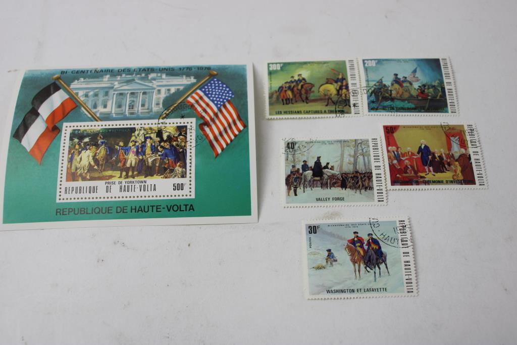 The President Of The United Of America, Upper Volta Stamps | Property Room
