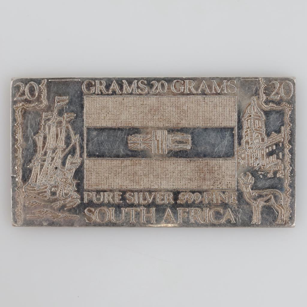 The Silver Mint South Africa Fine Silver 20g Bar | Property Room