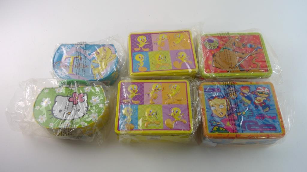 The Tin Box Company Assorted Lunchboxes, 6 Pieces | Property Room