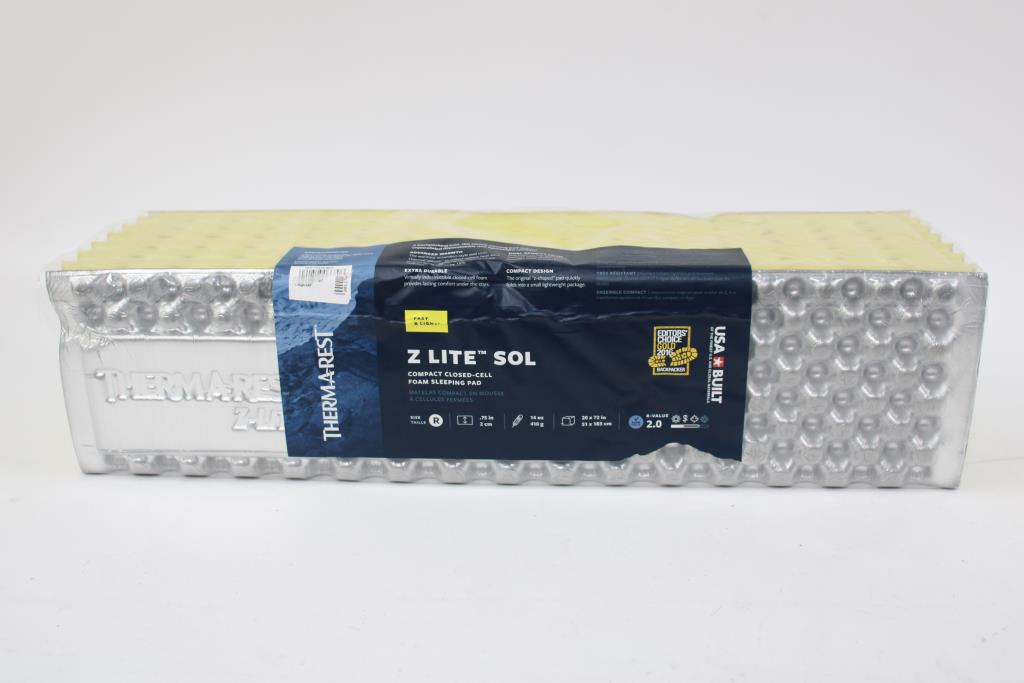 Thermarest Z Lite Sol Compact Closed Cell Foam Sleeping Pad | Property Room