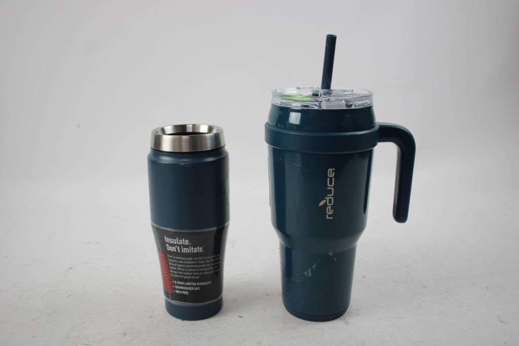 Thermos And Reduce Insulated Cups, 2 Pieces | Property Room